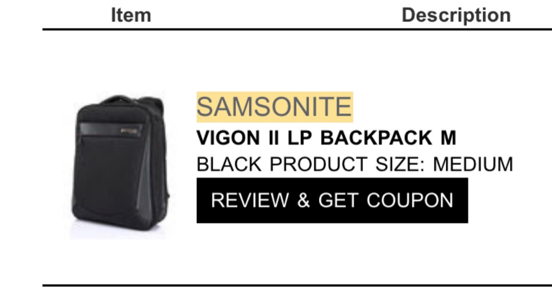 Samsonite back pack, Men's Fashion, Bags, Backpacks on Carousell