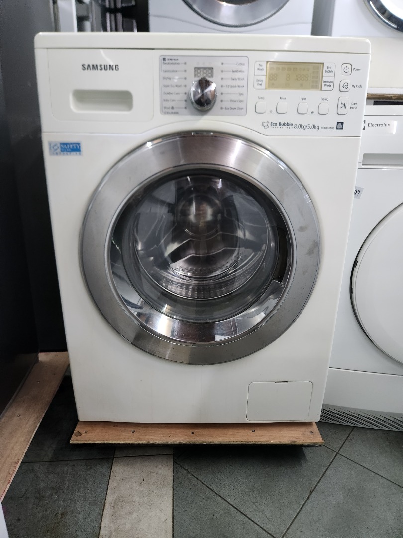 SAMSUNG Washer & Dryer 8kg/5kg WD0804W8E, TV & Home Appliances, Washing ...