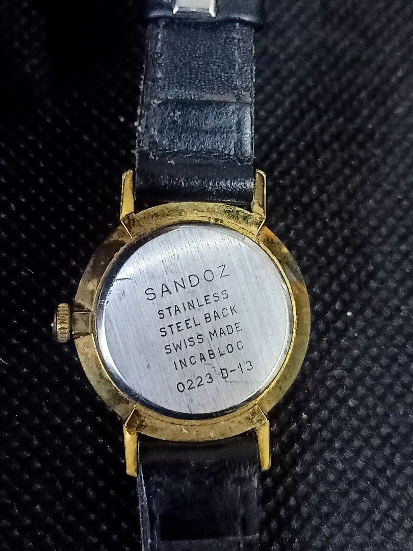 Sandoz Swiss hand winding, Women's Fashion, Watches & Accessories ...