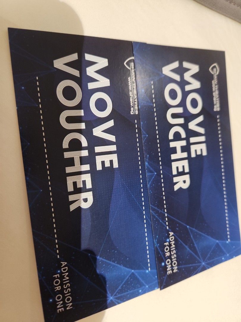 Shaw Movie Voucher, Tickets & Vouchers, Vouchers on Carousell