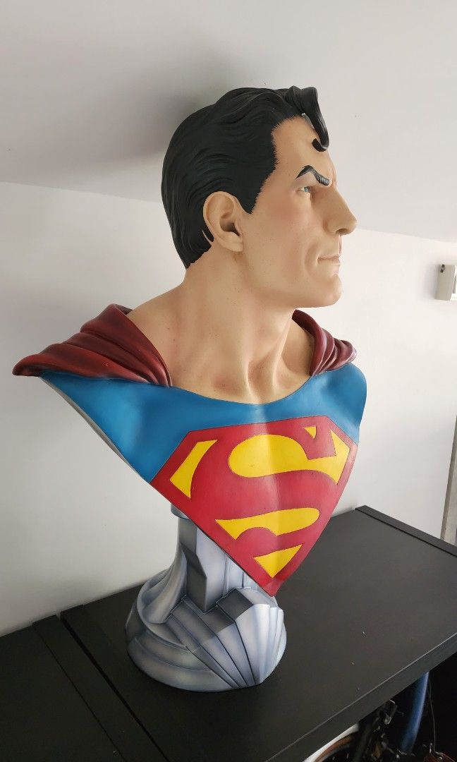 Sideshow Superman Life-size Bust, Hobbies & Toys, Toys & Games on Carousell