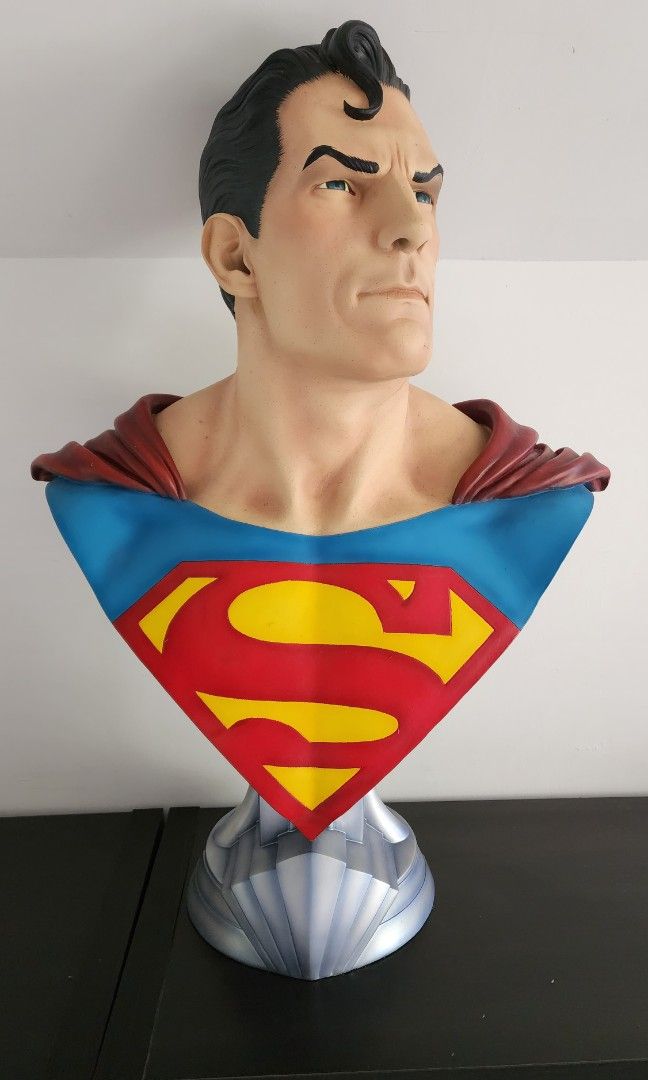 Sideshow Superman Life-size Bust, Hobbies & Toys, Toys & Games on Carousell