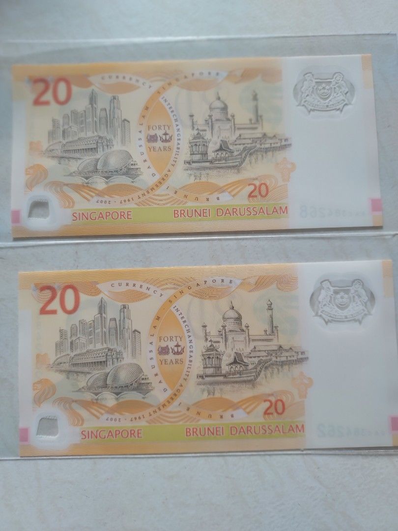 Singapore $20 Bank notes, Hobbies & Toys, Memorabilia & Collectibles ...