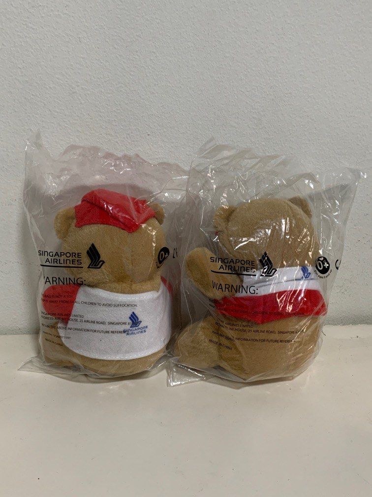 Singapore Airline SIA First To Fly Dreamliner 787-10 Teddy Bear Couple ...