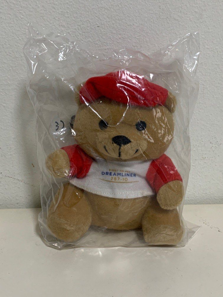 Singapore Airline SIA First To Fly Dreamliner 787-10 Male Teddy Bear ...