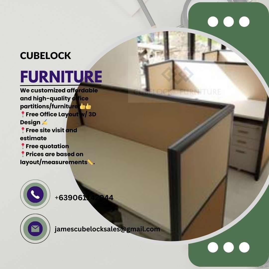 Single Cubicle Partition Design, Furniture & Home Living, Office ...