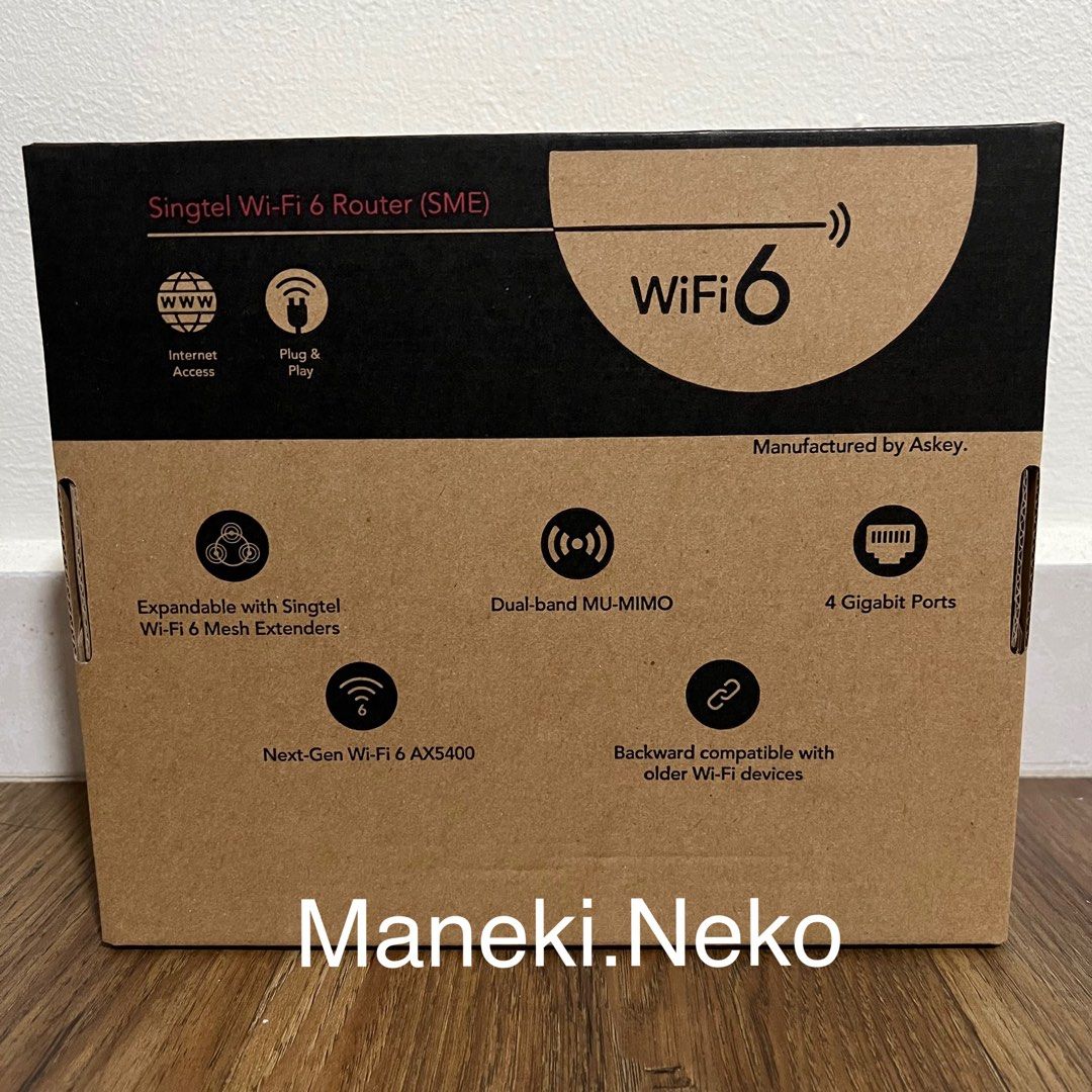 Singtel WiFi 6 Router SME, Computers & Tech, Parts & Accessories ...