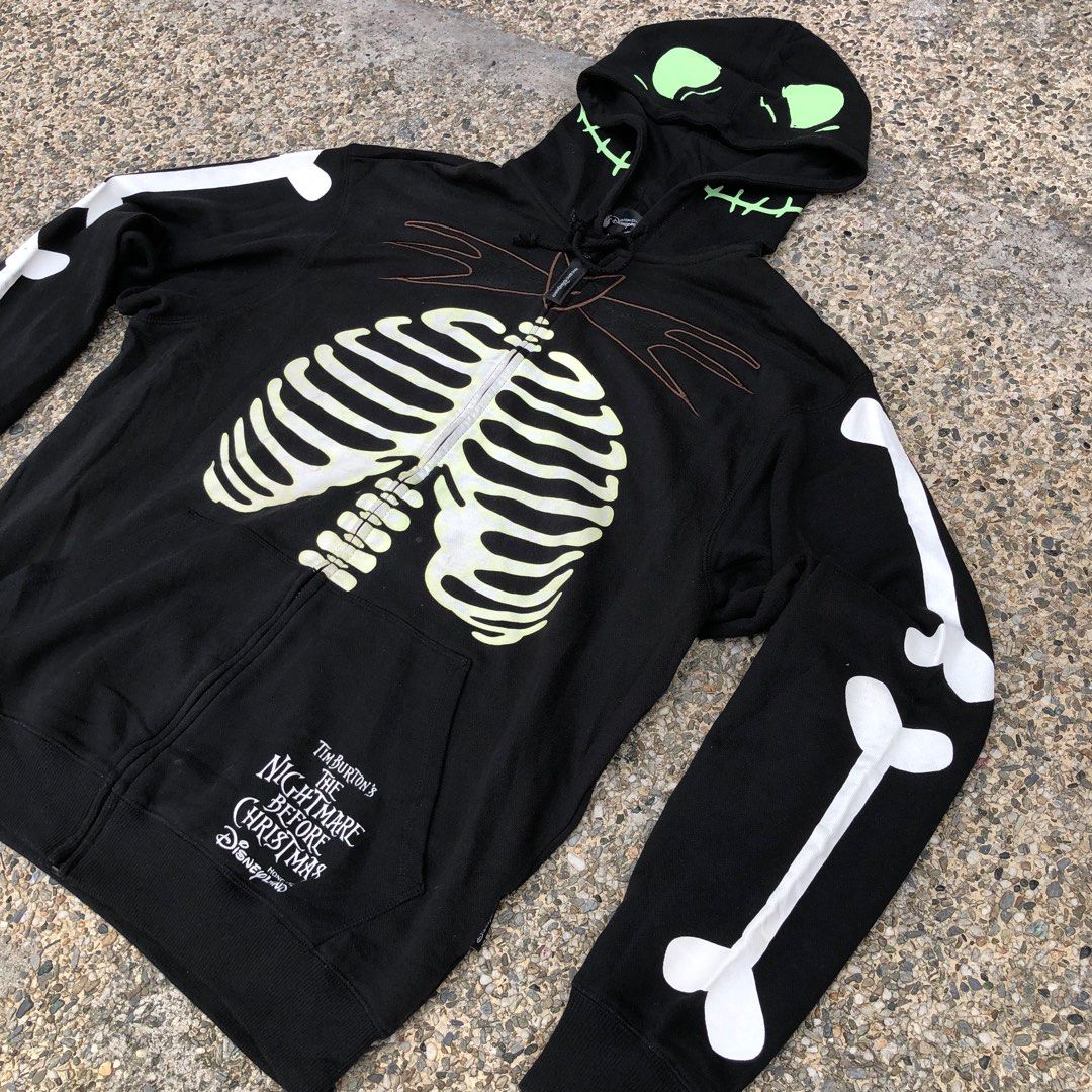 Skeleton Hoodie Jacket, Men's Fashion, Coats, Jackets and Outerwear on ...