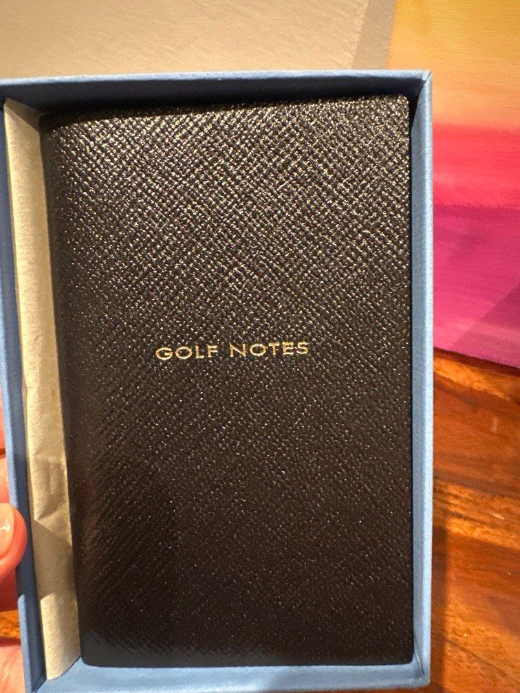 Smythson Golf Notes book, Sports Equipment, Sports & Games, Golf on ...