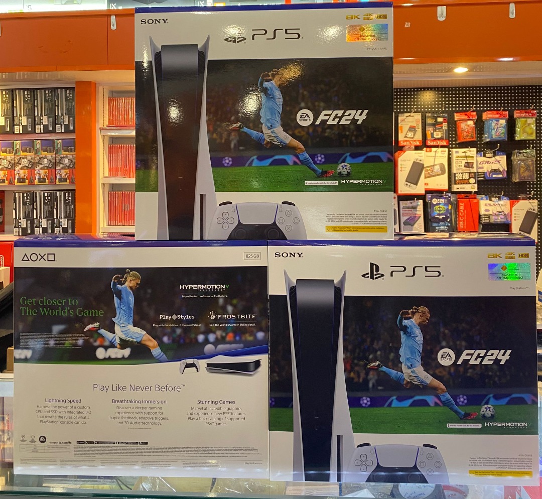 Sony PS5 Disc Edition with EA SPORTS FC 24 bundle Trade in promotion ...