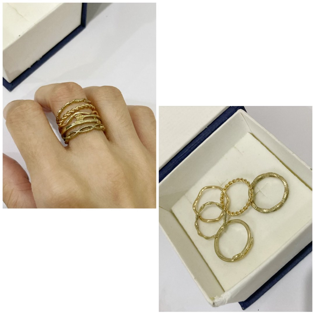 Stackable Fashion Rings, Women's Fashion, Jewelry & Organizers, Rings on Carousell