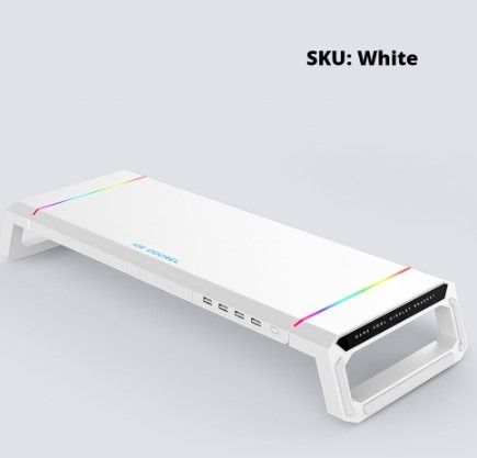 SUPERIOR Monitor Stand with USB Port & Phone Holder Foldable Desktop ...