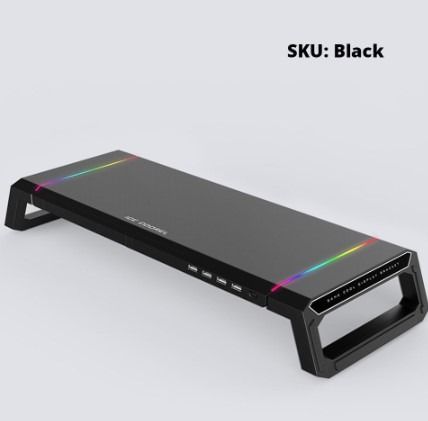 SUPERIOR Monitor Stand with USB Port & Phone Holder Foldable Desktop ...