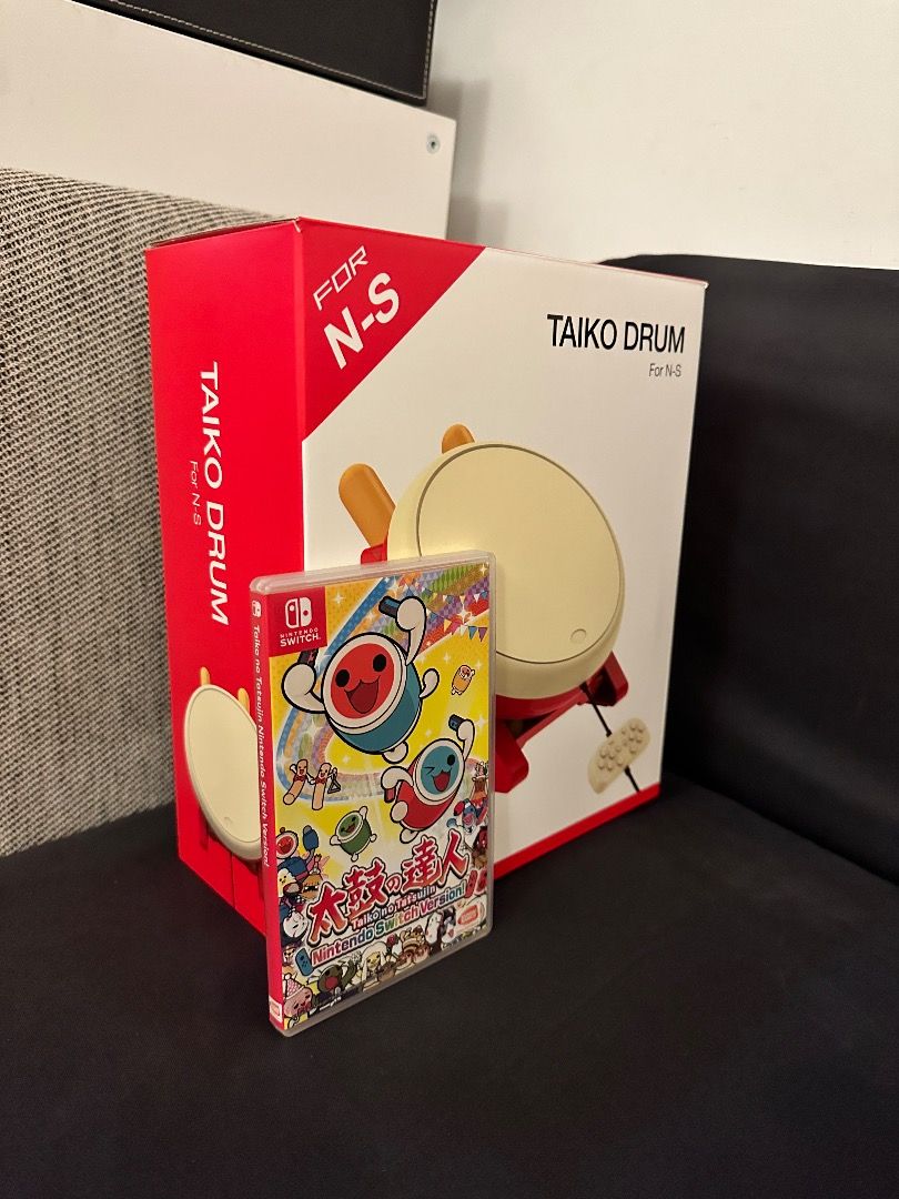 Taiko no Tatsujin for Nintendo Switch + Compatible Taiko Drum Set ...