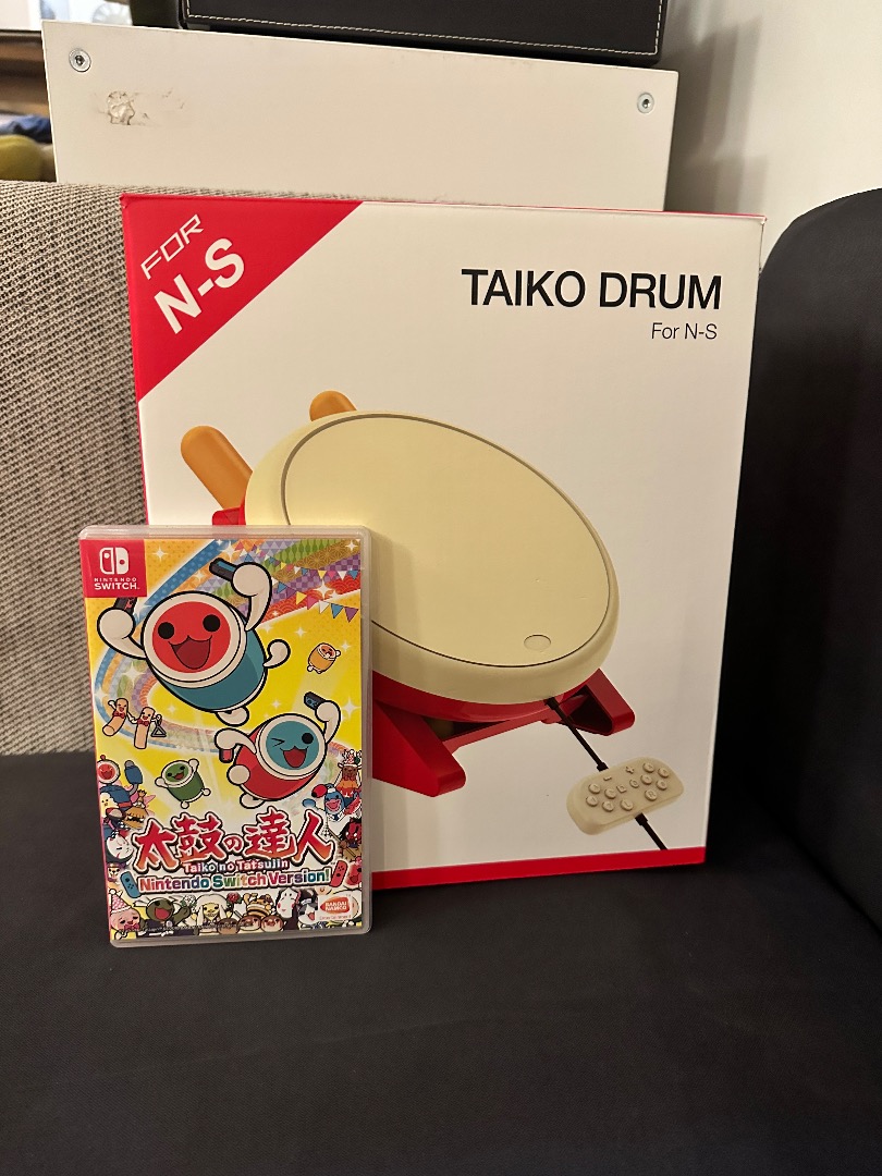 Taiko no Tatsujin for Nintendo Switch + Compatible Taiko Drum Set ...