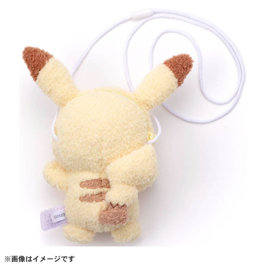 Takara Tomy Pokepeace Series Plush Pochette Pouch Pikachu / Pocchama / Hibani / Nyasupa / Mokuro ...