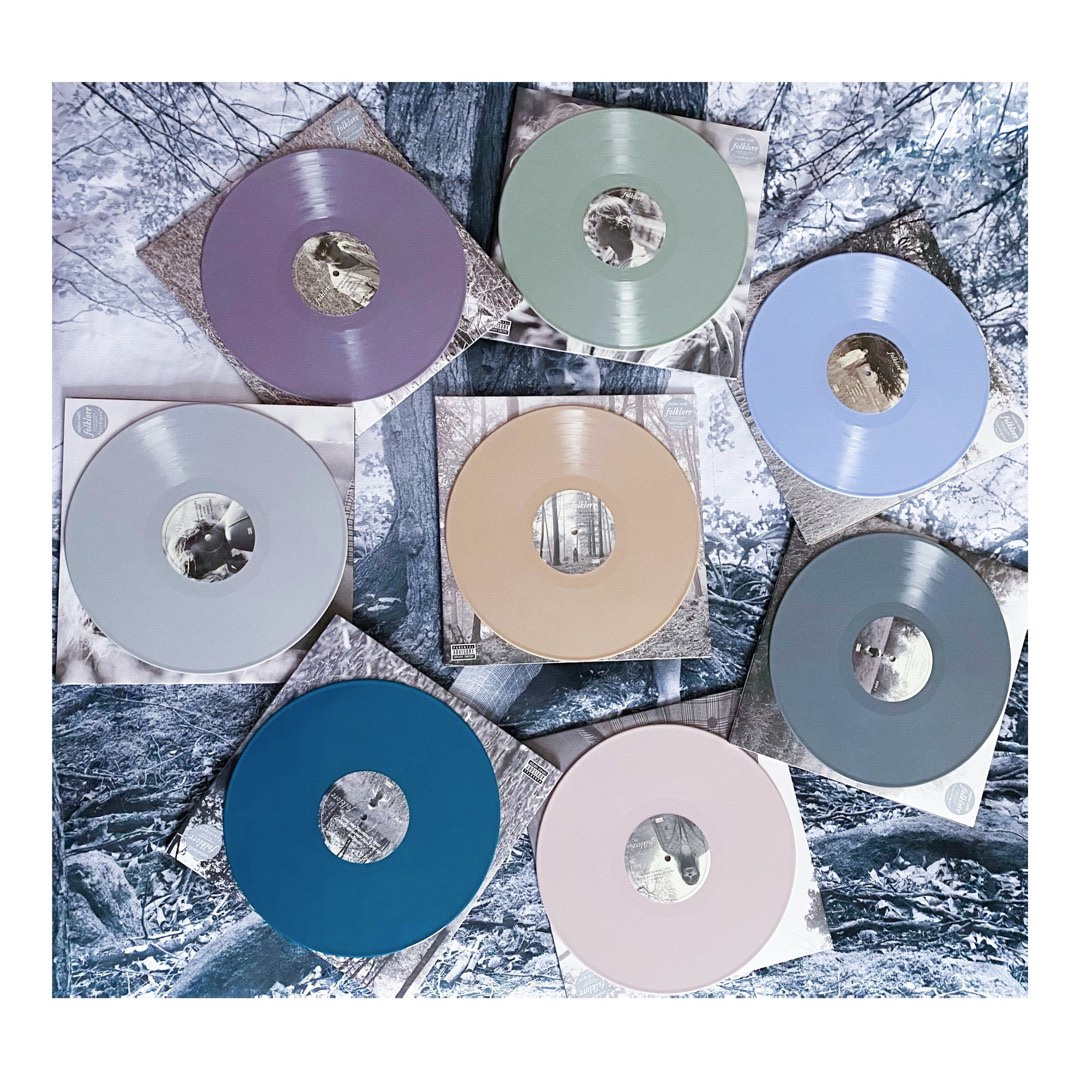 Taylor Swift folklore vinyl limited edition full set, 興趣及遊戲, 收藏品及紀念品 ...