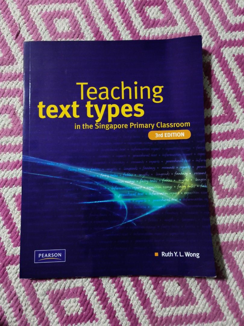 TEACHING TEXT TYPES in the Singapore Primary Classrom, Hobbies & Toys ...