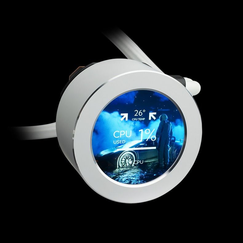 Tecware Eclipse 240 360 Black White ARGB LCD AIO CPU Cooler, Computers ...