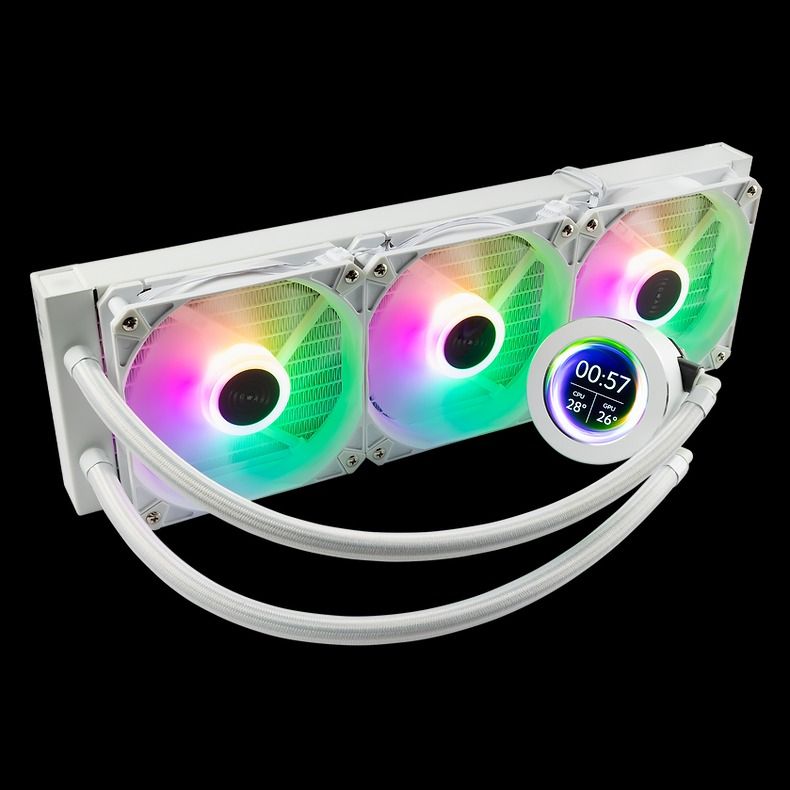 Tecware Eclipse 240 360 Black White ARGB LCD AIO CPU Cooler, Computers ...