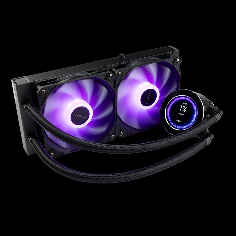 Tecware Eclipse 240 360 Black White ARGB LCD AIO CPU Cooler, Computers ...