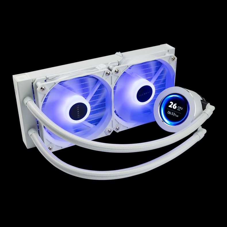 Tecware Eclipse 240 360 Black White Argb Lcd Aio Cpu Cooler Computers And Tech Parts