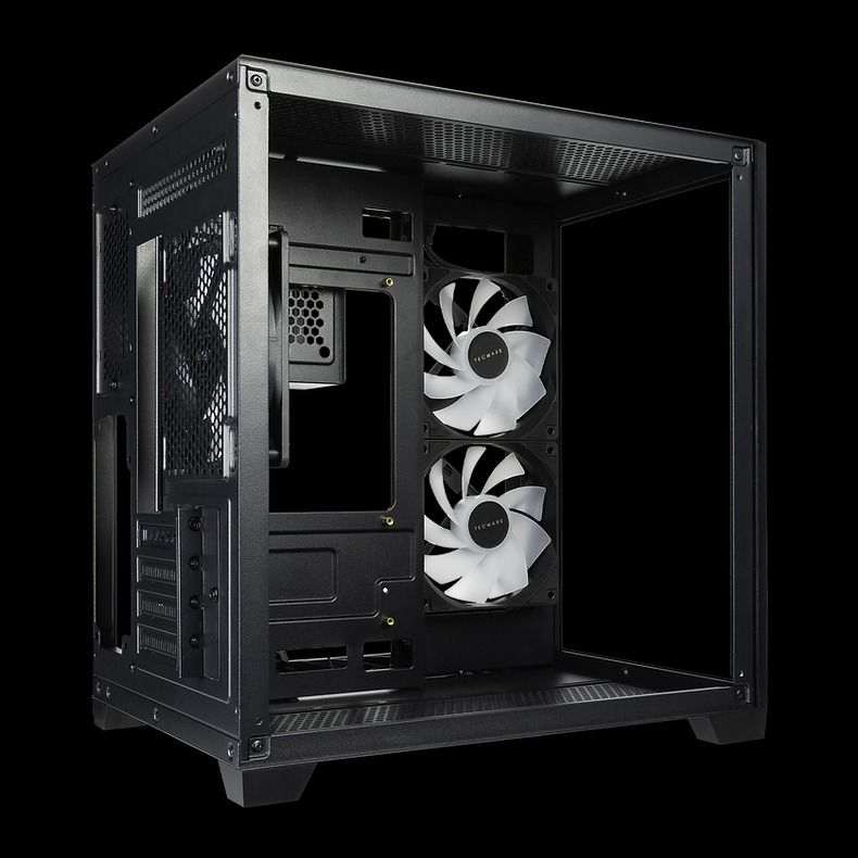 Tecware VXM2 Dual chamber MATX CPU Computer PC Case Chassis, Computers ...