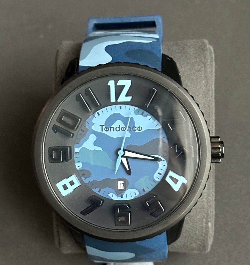 Tendence Watch Gulliver Camo Blue, Men's Fashion, Watches & Accessories ...