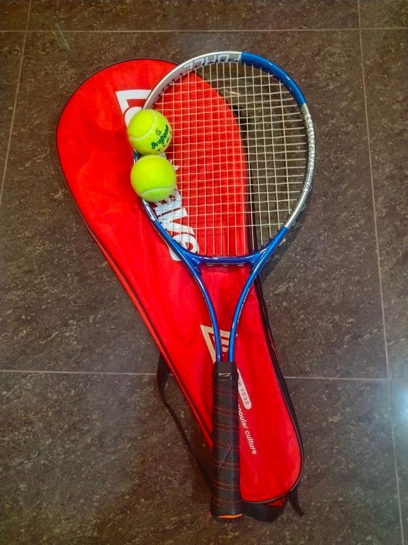 Tennis Racket + 2 Tennis Balls, Sports Equipment, Sports & Games ...