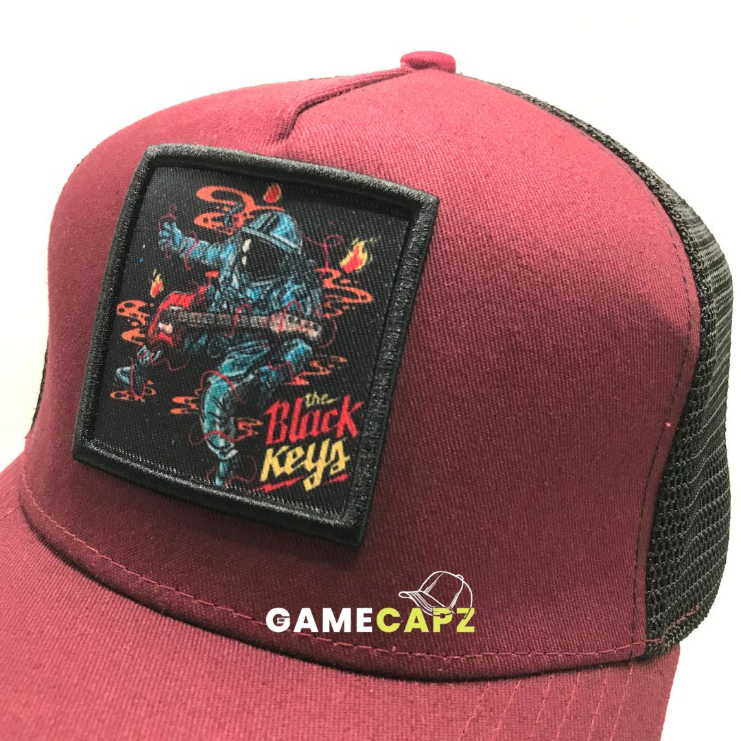 The Black Keys Guitar Space Mesh Cap, Men's Fashion, Watches ...