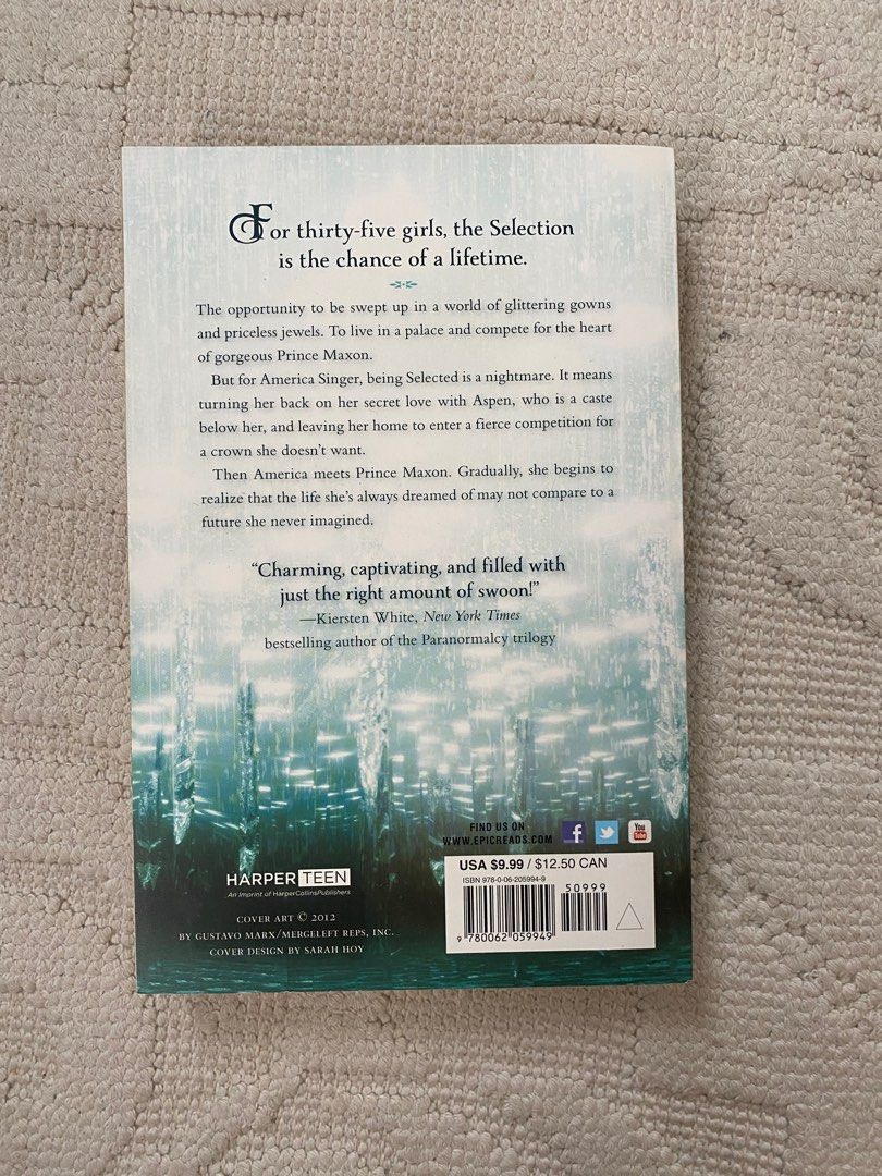 The Selection Kiera Cass English Buku And Alat Tulis Buku Di Carousell