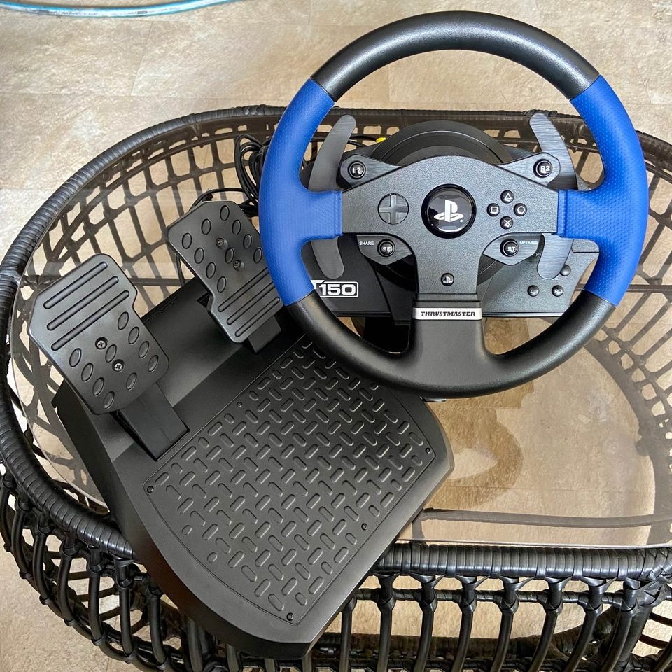 THRUSTMASTER T150 FORCE FEEDBACK (PS3 - PS4 - PC, Video Gaming, Gaming ...
