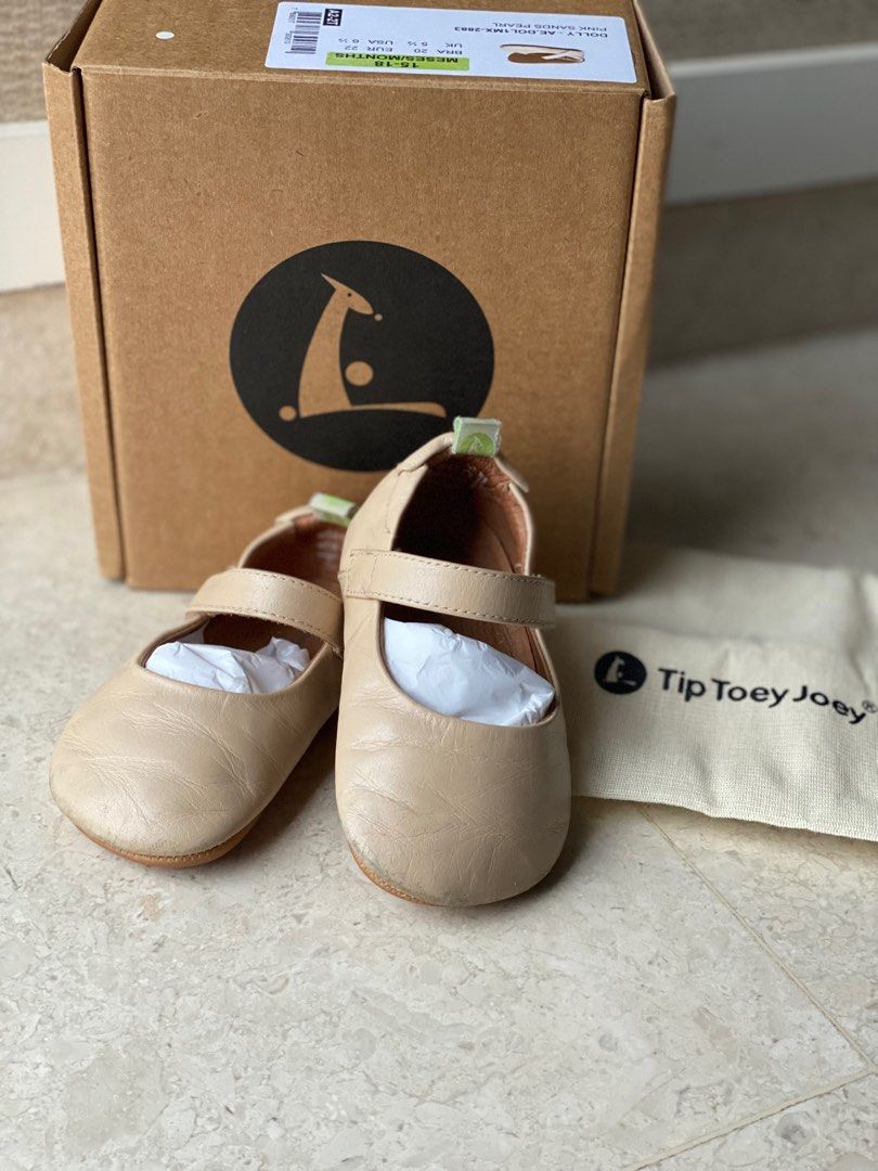 Tip Toey Joey Shoes Dolly - EU 22 / UK 5.5 - Pink Sands Pearl, Babies ...