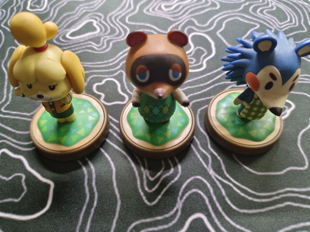 Tom Nook Isabelle Mabel Animal Crossing Amiibo Figure Nintendo Switch ...