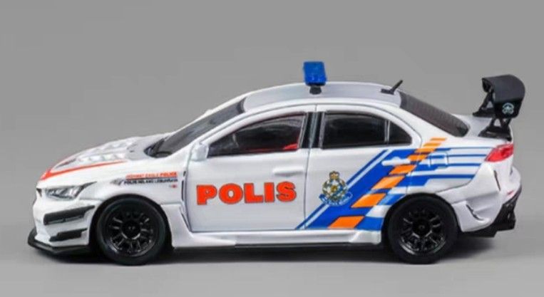 Tomica Aeon Honda civic FK8 Type R Evo X PDRM POLIS car with customise ...