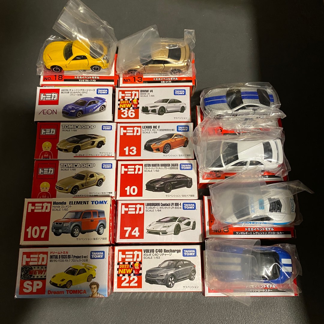 tomica tem event model aeon exclusive subaru brz mazda miata mx5 nissan ...