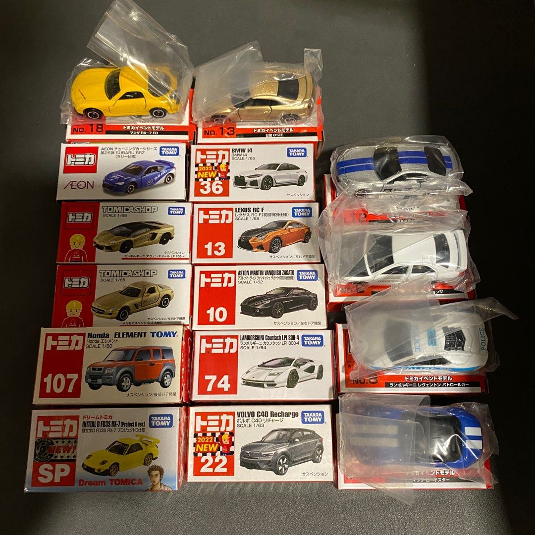 tomica tem event model aeon exclusive subaru brz mazda miata mx5 nissan ...