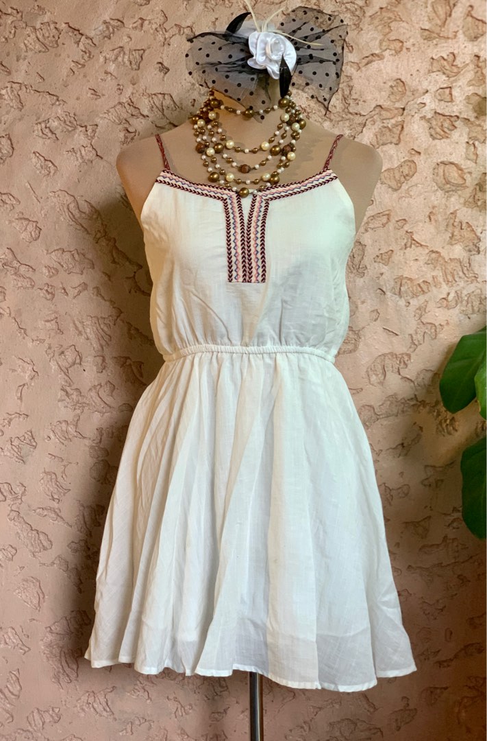 Ukay white summer dress, Women's Fashion, Dresses & Sets, Dresses on ...
