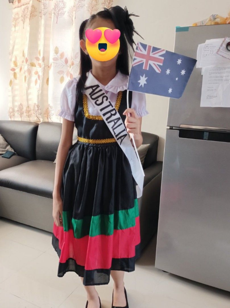 United Nations Australia Costume with Headdress, Babies & Kids, Babies ...