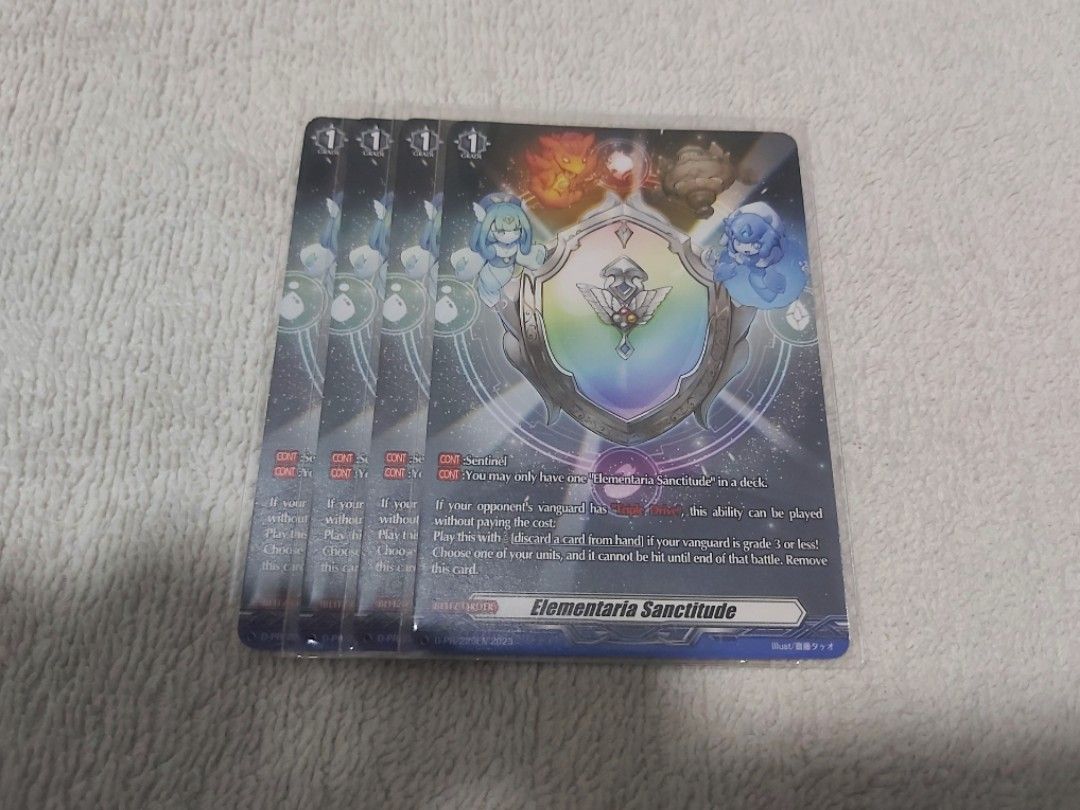 Vanguard TCG: English Elementaria Sanctitude Promo, Hobbies & Toys ...