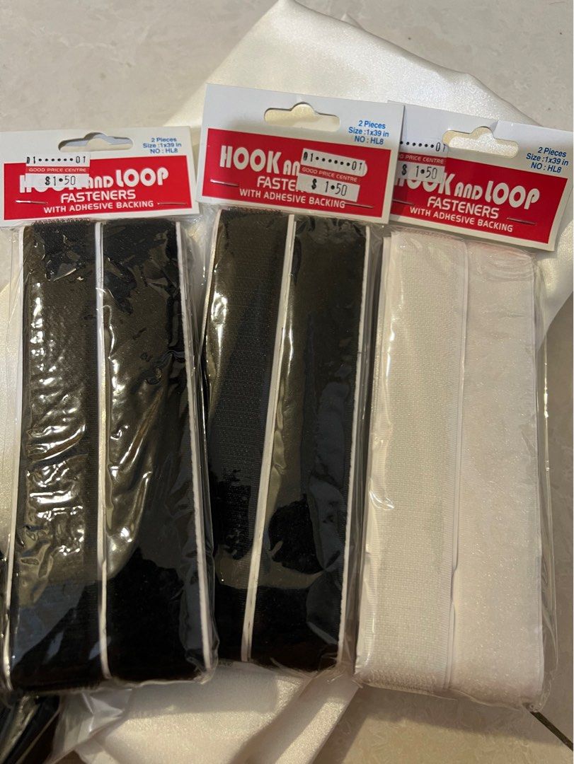 Velcro in black and white, Hobbies & Toys, Stationery & Craft, Craft ...