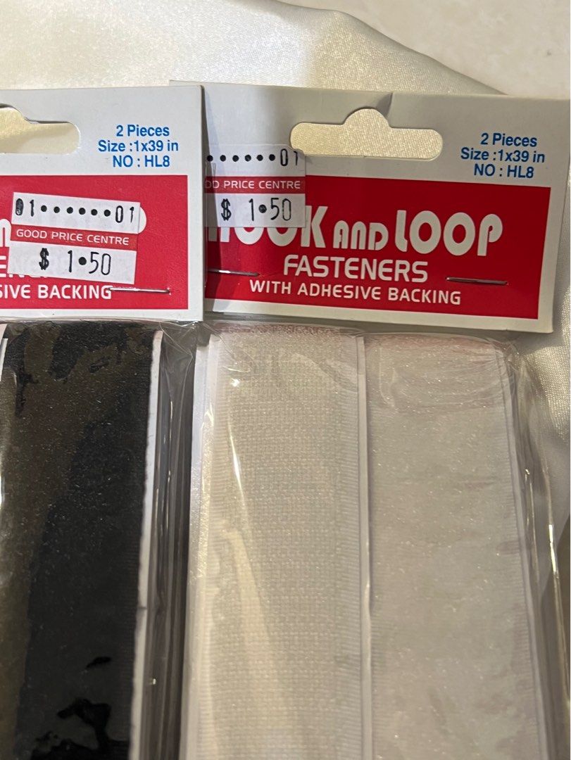 Velcro in black and white, Hobbies & Toys, Stationery & Craft, Craft ...