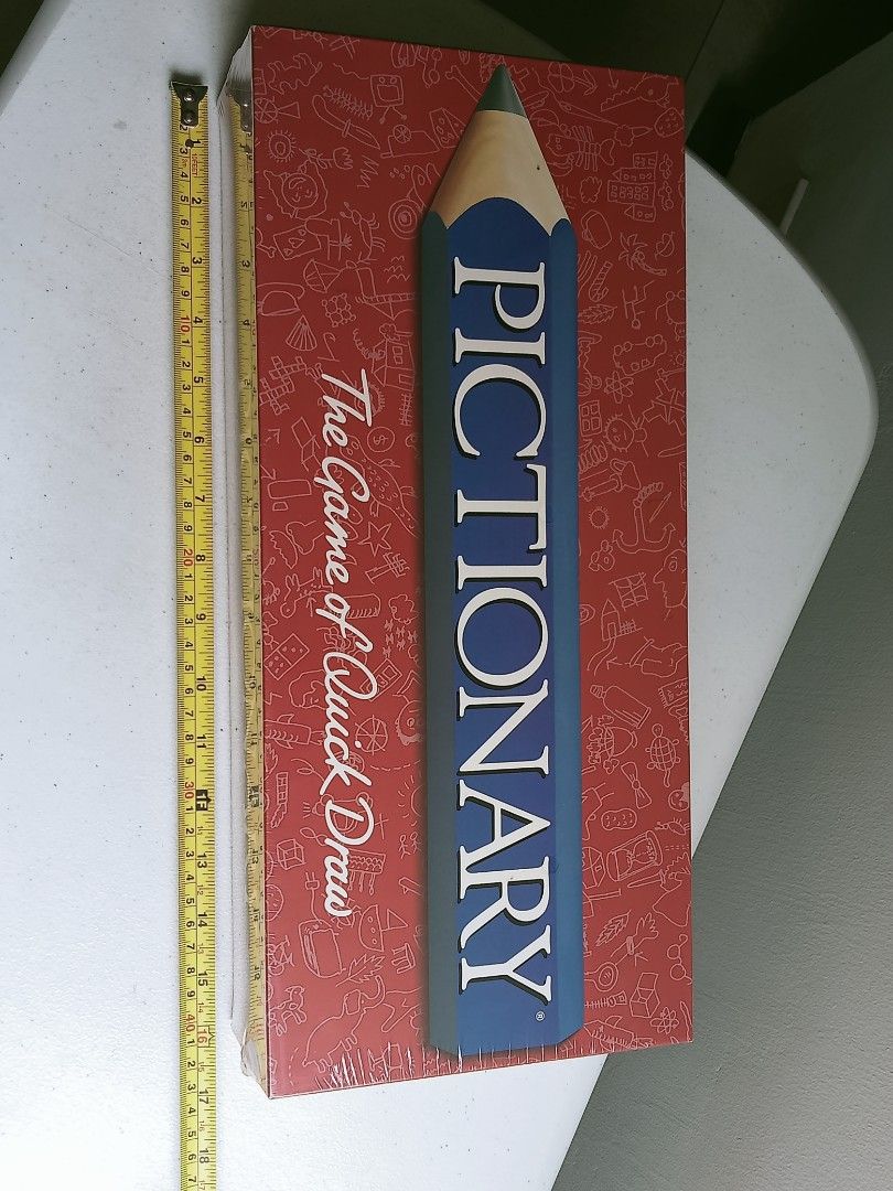 VINTAGE - PICTIONARY THE GAME OF QUICK DRAW -MB GAMES ( BRAND NEW ...