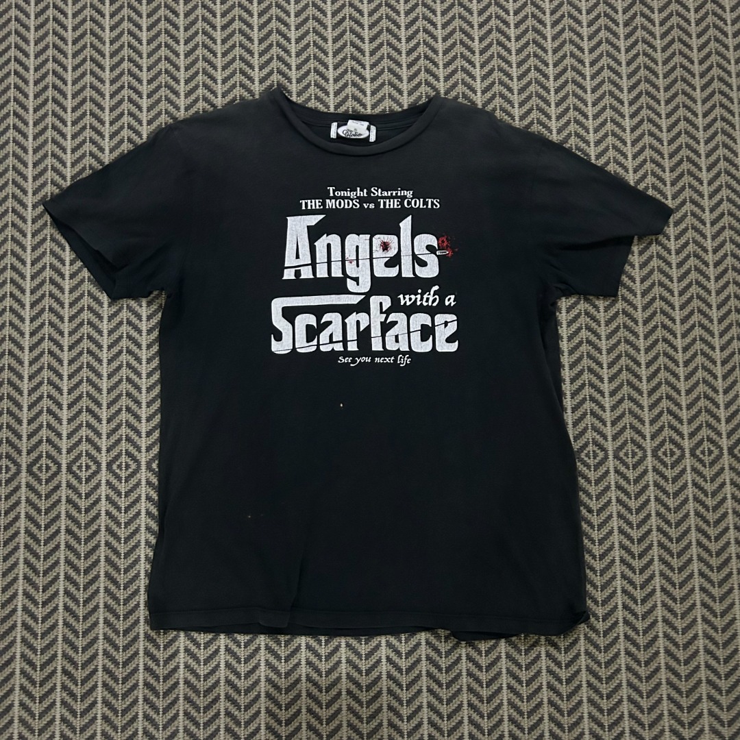 Vintage Angels With A Scarface Tshirt, Men's Fashion, Tops & Sets ...