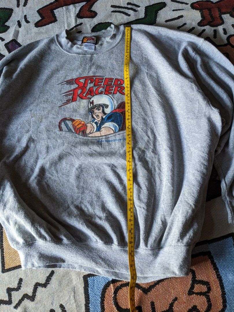 Vintage anime Speed Racer sweatshirt, Men's Fashion, Activewear on ...
