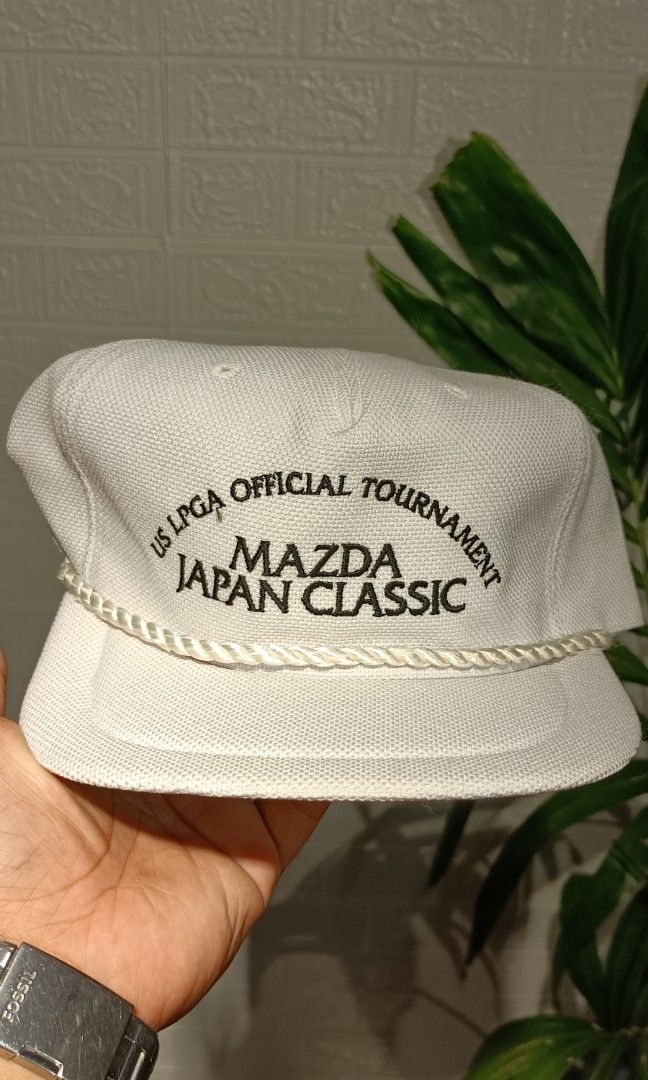 VINTAGE JAPAN MAZDA CLASSIC US LGPA HAT By DUNLOP, Men's Fashion ...