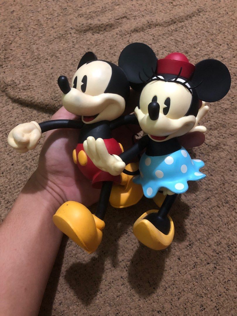 Vintage mickey and Miney Vinyl collectible figures, Hobbies & Toys ...