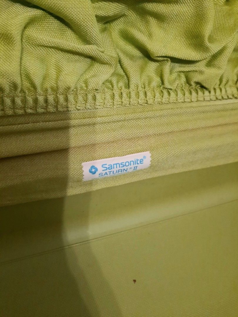 Vintage Pair of Samsonite Luggages, 1970s Saturn & Saturn II Green ...