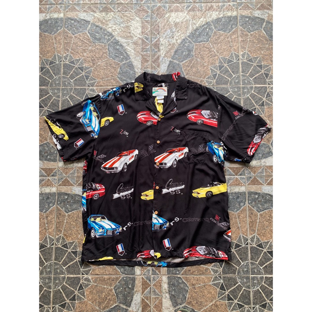 Vintage Paradise Found x Classic Car Camp Collar Shirt (Made in Hawaii ...