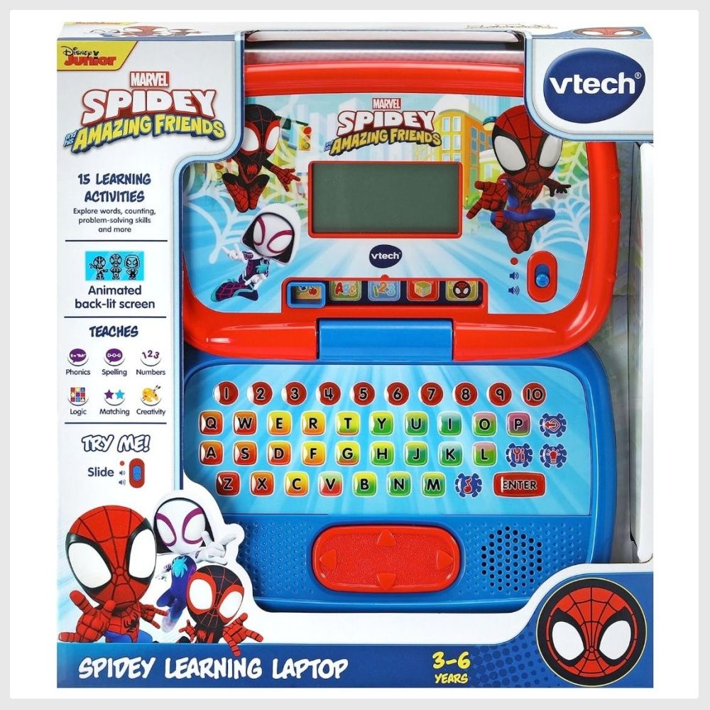 VTech Spidey and His Amazing Friends Spidey Learning Laptop, Hobbies ...